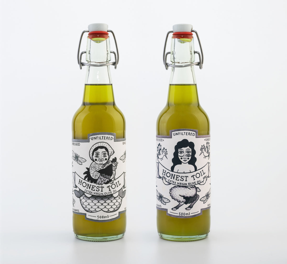 Honest Toil Unfiltered Extra Virgin Olive Oil 500ml – Fine Food From ...